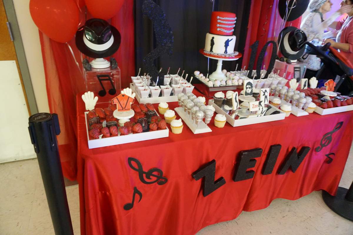 Michael Jackson Birthday Party Ideas | Photo 7 of 15 | Catch My Party