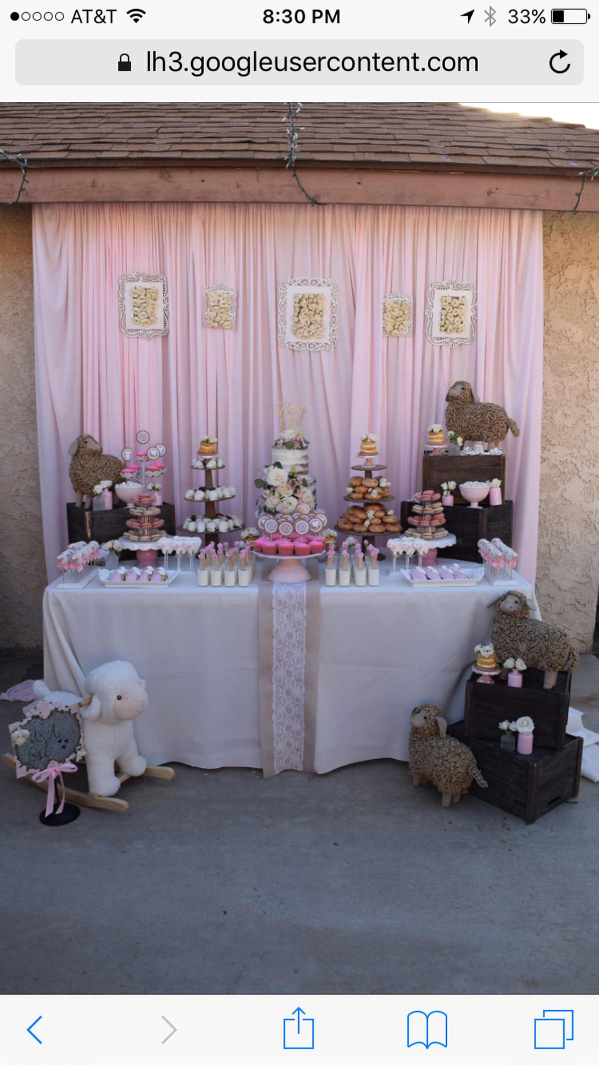 Rustic Sheep / Baby Shower "Noura's Rustic Sheep Theme Baby Shower ...