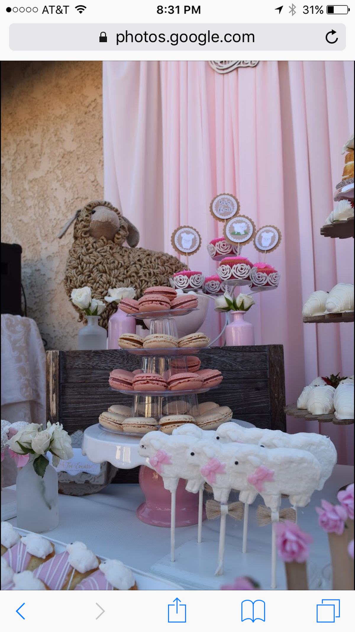 Rustic Sheep Baby Shower Party Ideas | Photo 12 of 16 | Catch My Party