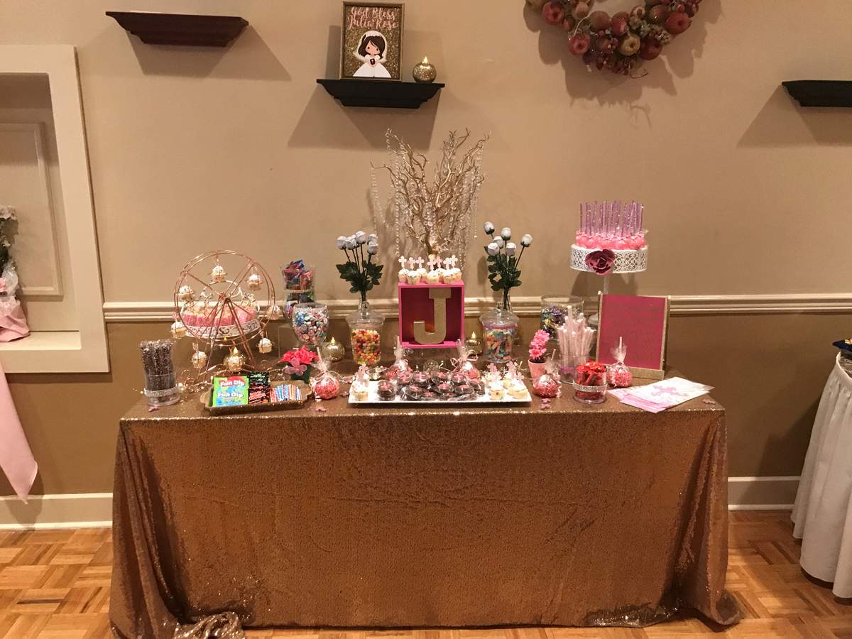 Pink & Gold / Communion Party "Pink & Gold Communion Party" | Catch My ...