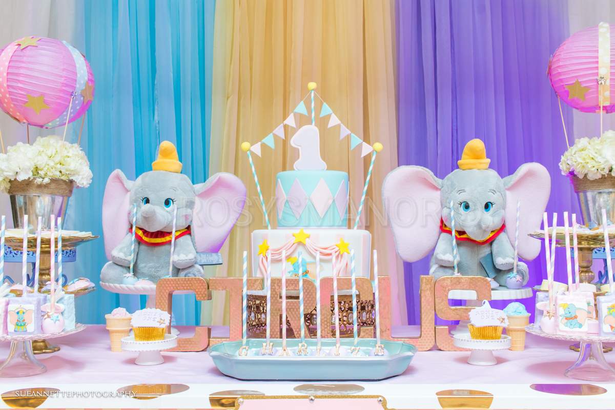 Dumbo Circus Birthday Party Ideas | Photo 1 of 116 | Catch My Party