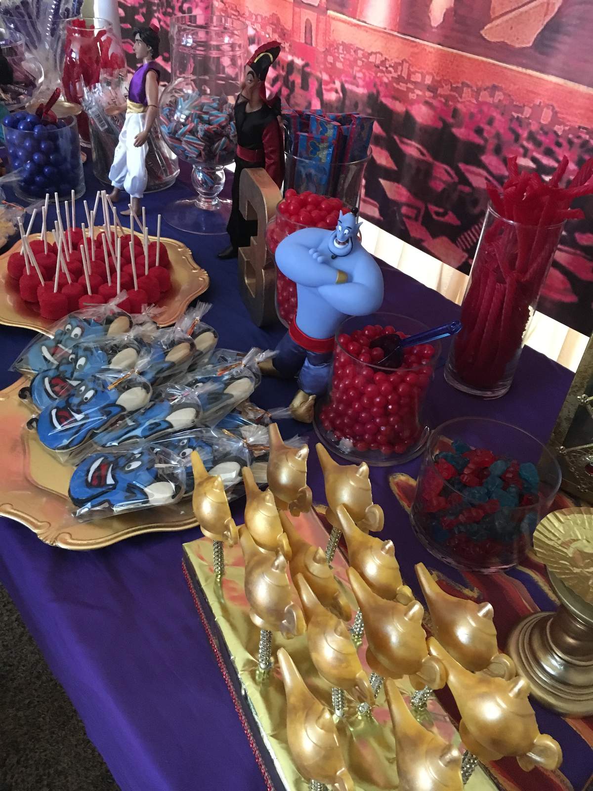 Aladdin/ Genie party Birthday Party Ideas | Photo 1 of 15 | Catch My Party