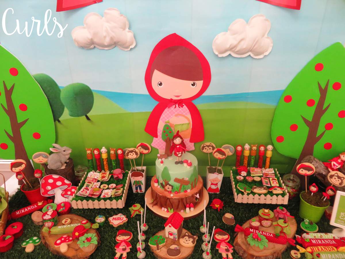 Little Red Riding Hood Birthday Party Ideas | Photo 4 of 23 | Catch My ...