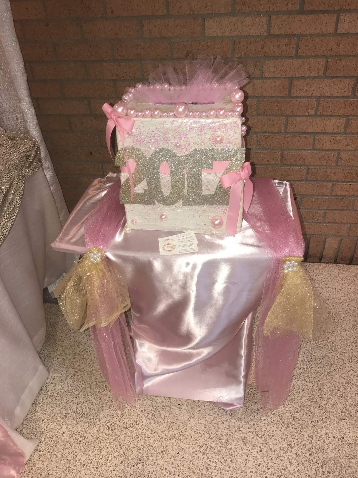 Pink and Pearls Graduation/End of School Party Ideas | Photo 1 of 6 ...