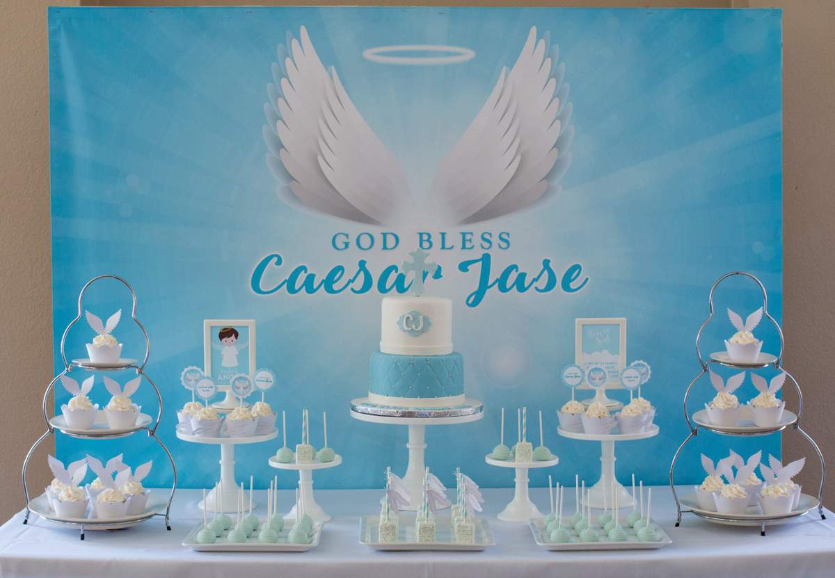 Angel / Heaven Baptism Party Ideas | Photo 13 of 15 | Catch My Party