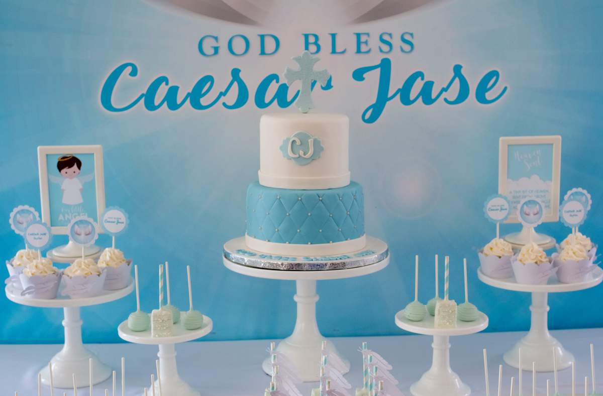 Angel / Heaven Baptism Party Ideas | Photo 13 of 15 | Catch My Party