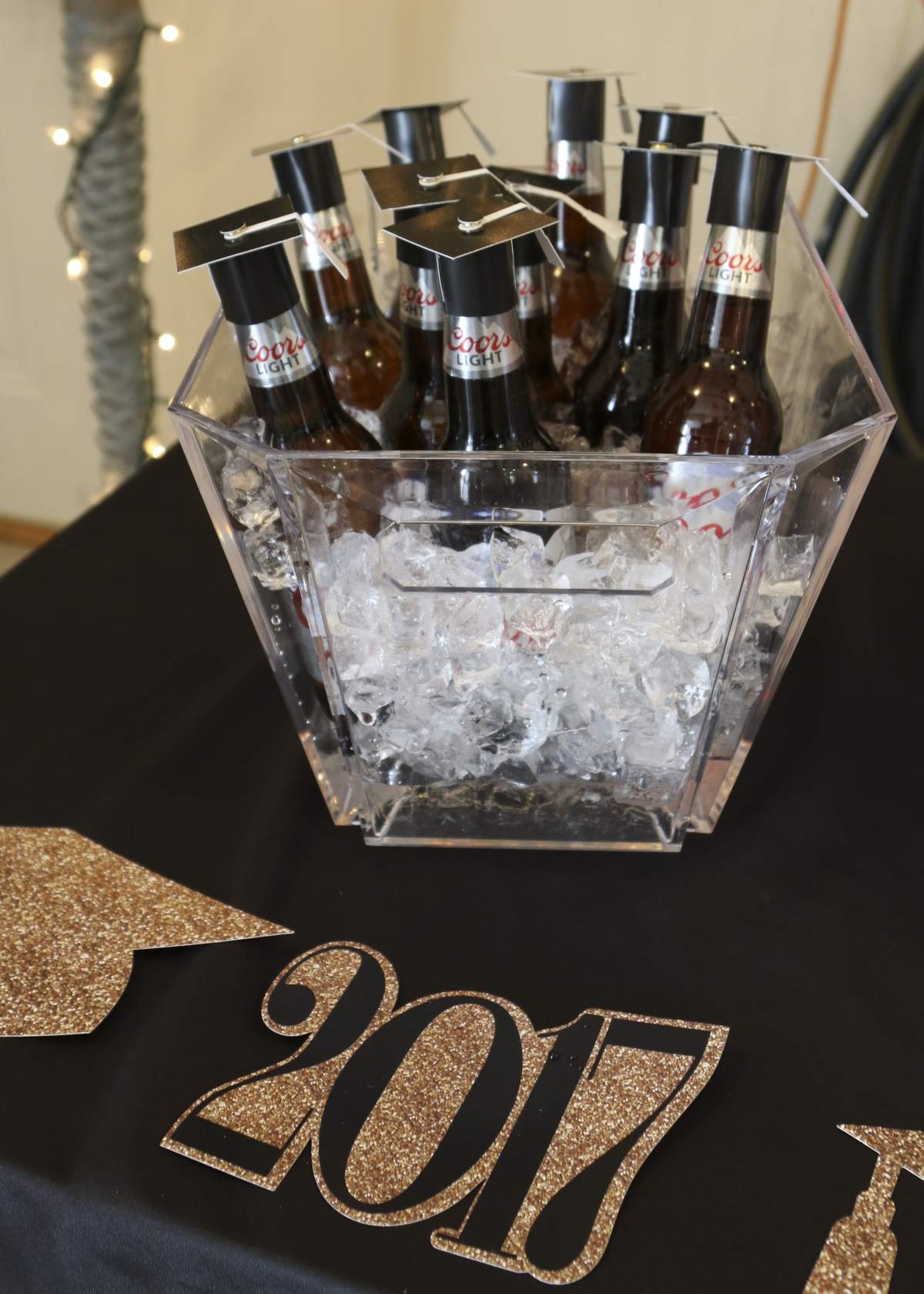 Classic Black and Gold Graduation Graduation/End of School Party Ideas ...