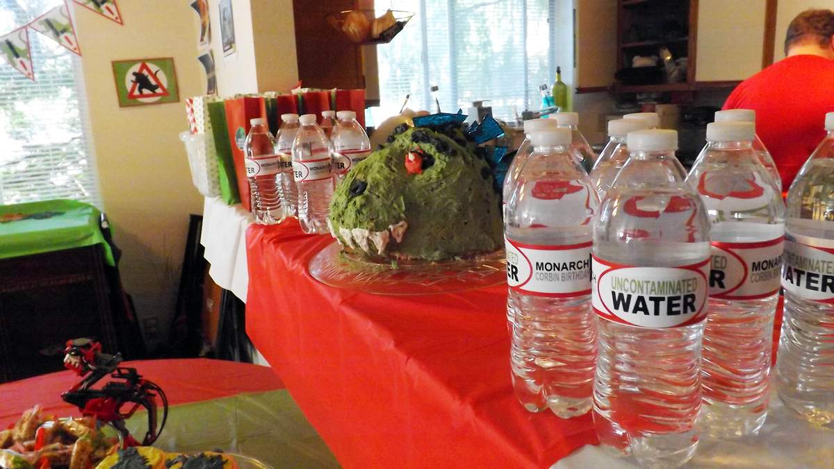 Godzilla Birthday Party Ideas | Photo 11 of 23 | Catch My Party