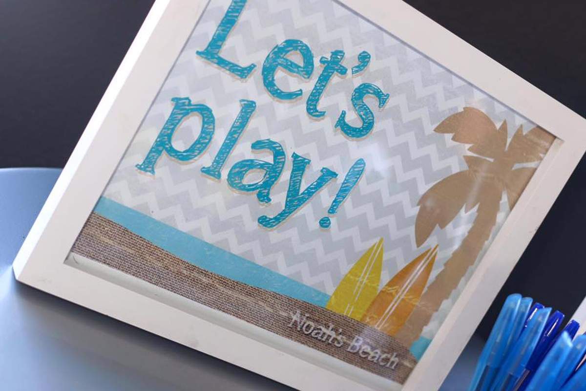 Beach Theme Baby Shower Party Ideas | Photo 1 of 33 | Catch My Party