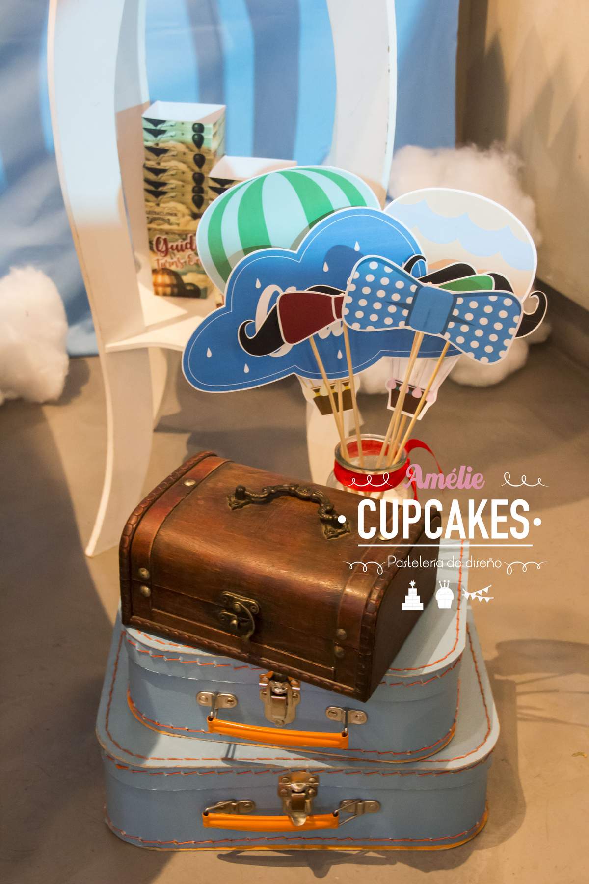 Hot Air Balloon Birthday Party Ideas | Photo 4 of 19 | Catch My Party