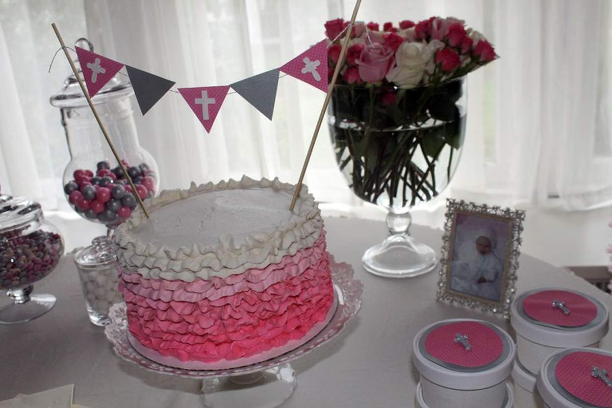 First Communion Dessert Table First Communion Party Ideas | Photo 7 of ...