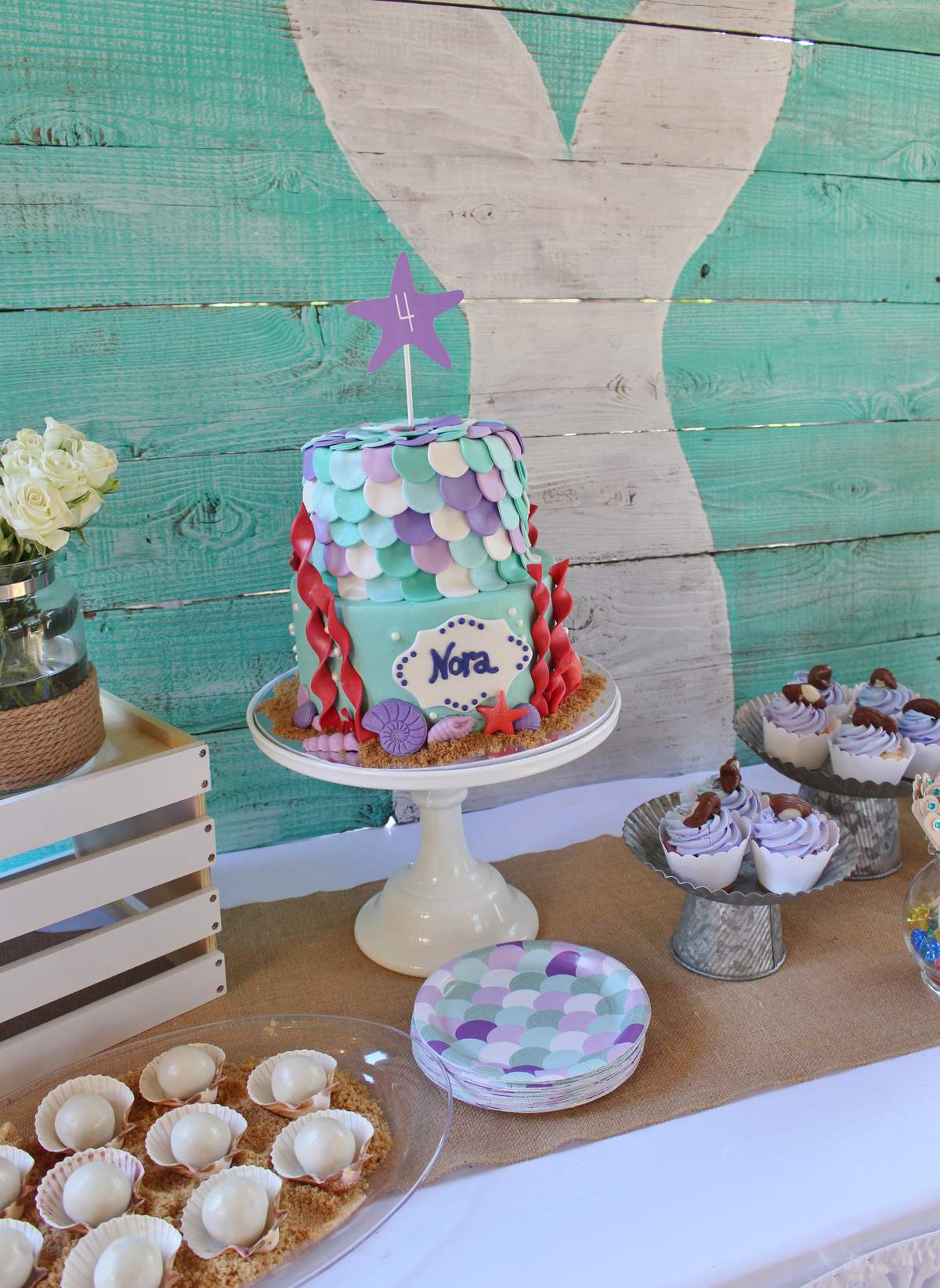 Mermaids Birthday Party Ideas | Photo 1 of 11 | Catch My Party