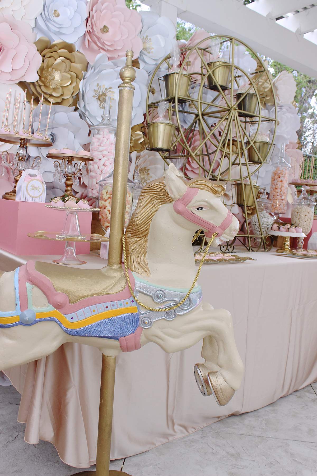 Carousel Birthday Party Ideas | Photo 1 of 18 | Catch My Party