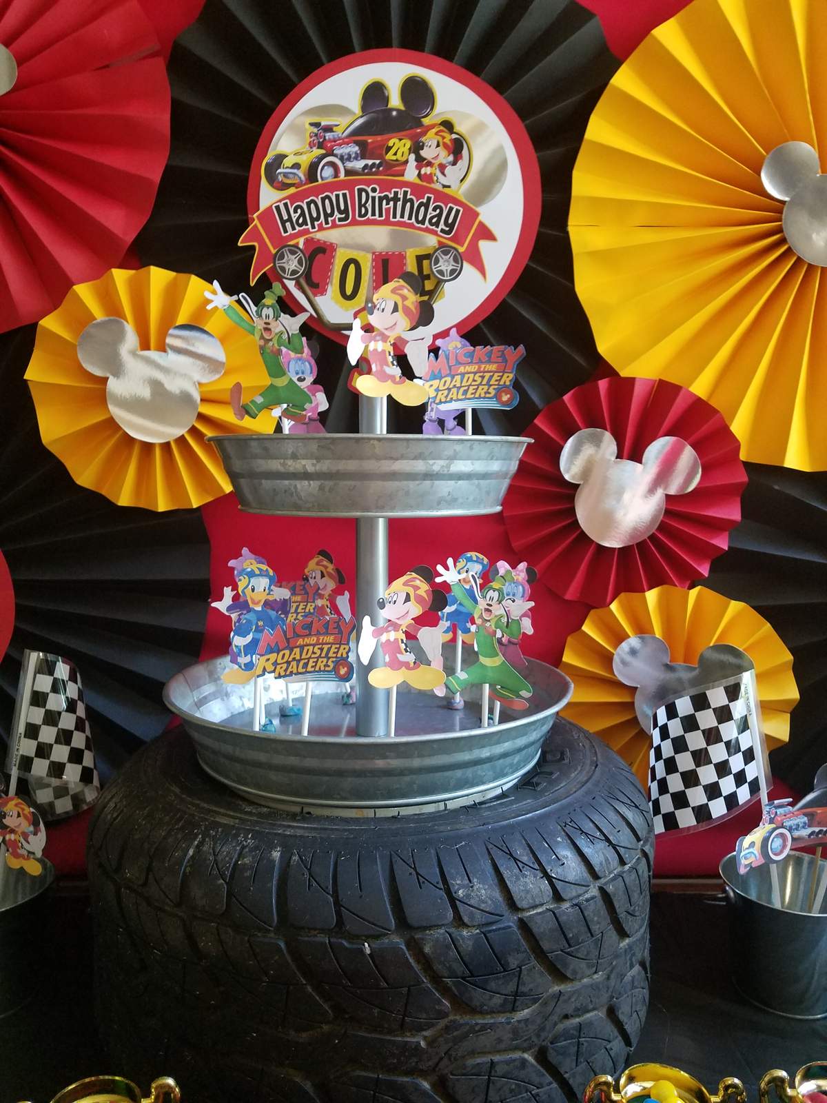 Mickey Roadster Racers Birthday Party Ideas | Photo 1 of 8 | Catch My Party