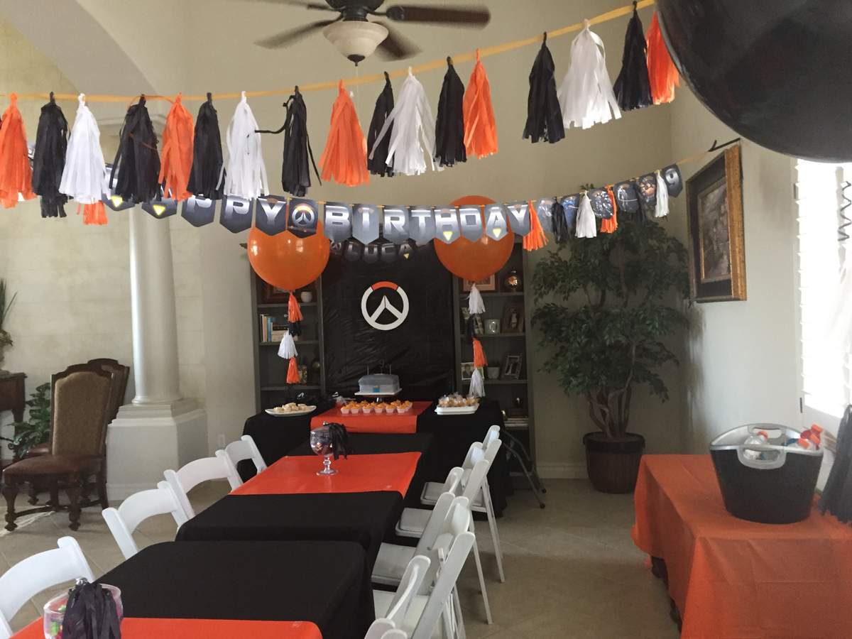 Overwatch Birthday Party Ideas | Photo 1 of 5 | Catch My Party