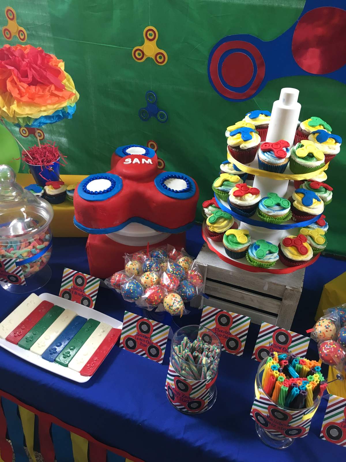 Fidget spinner/gaming party Birthday Party Ideas | Photo 2 of 19 ...