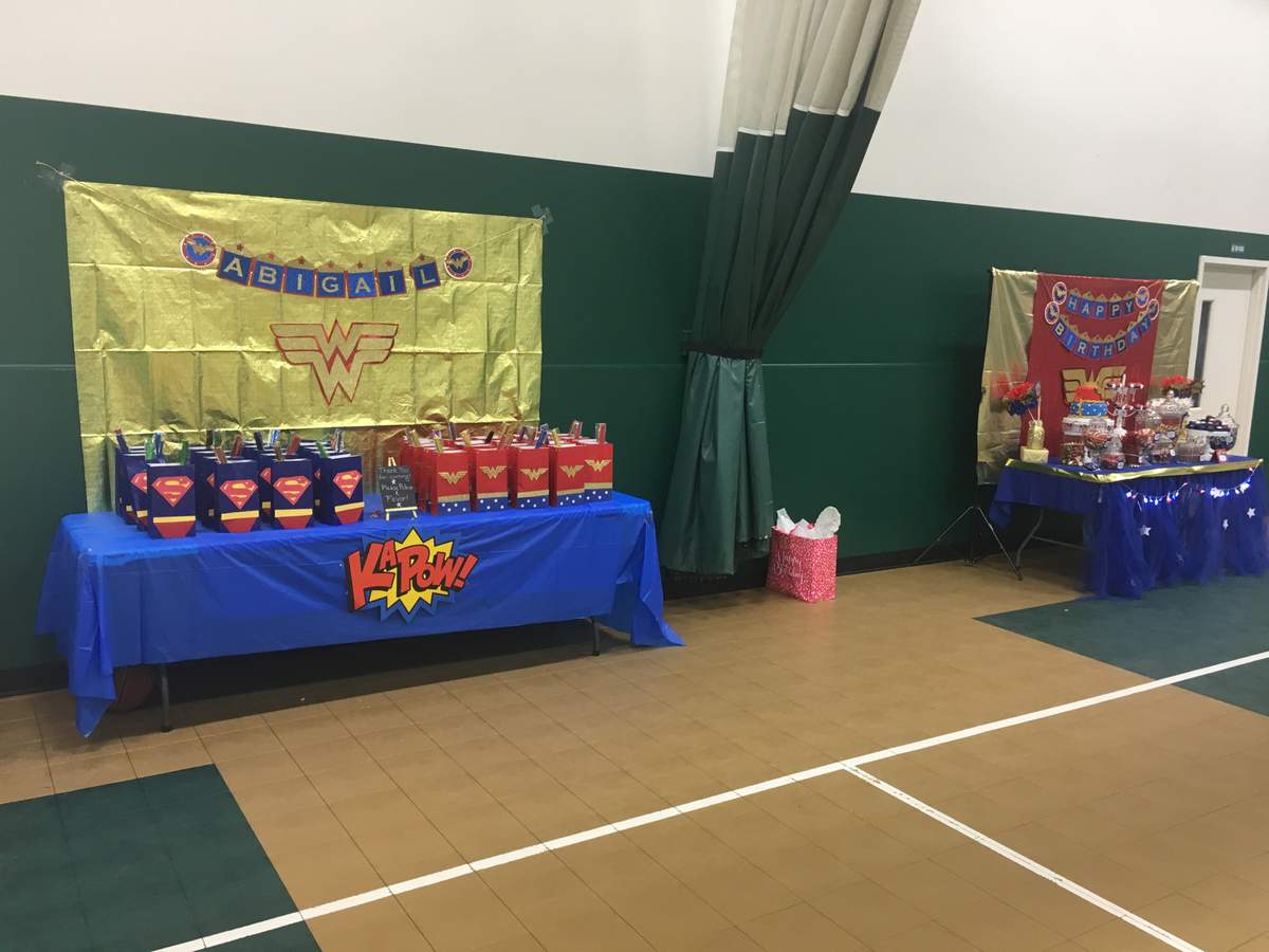 Wonder women Birthday Party Ideas | Photo 2 of 27 | Catch My Party