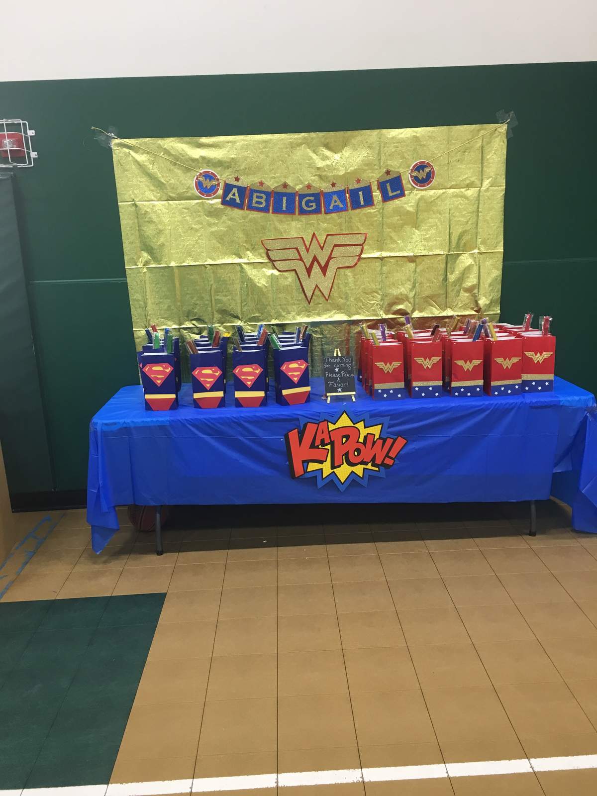 Wonder women Birthday Party Ideas | Photo 14 of 27 | Catch My Party