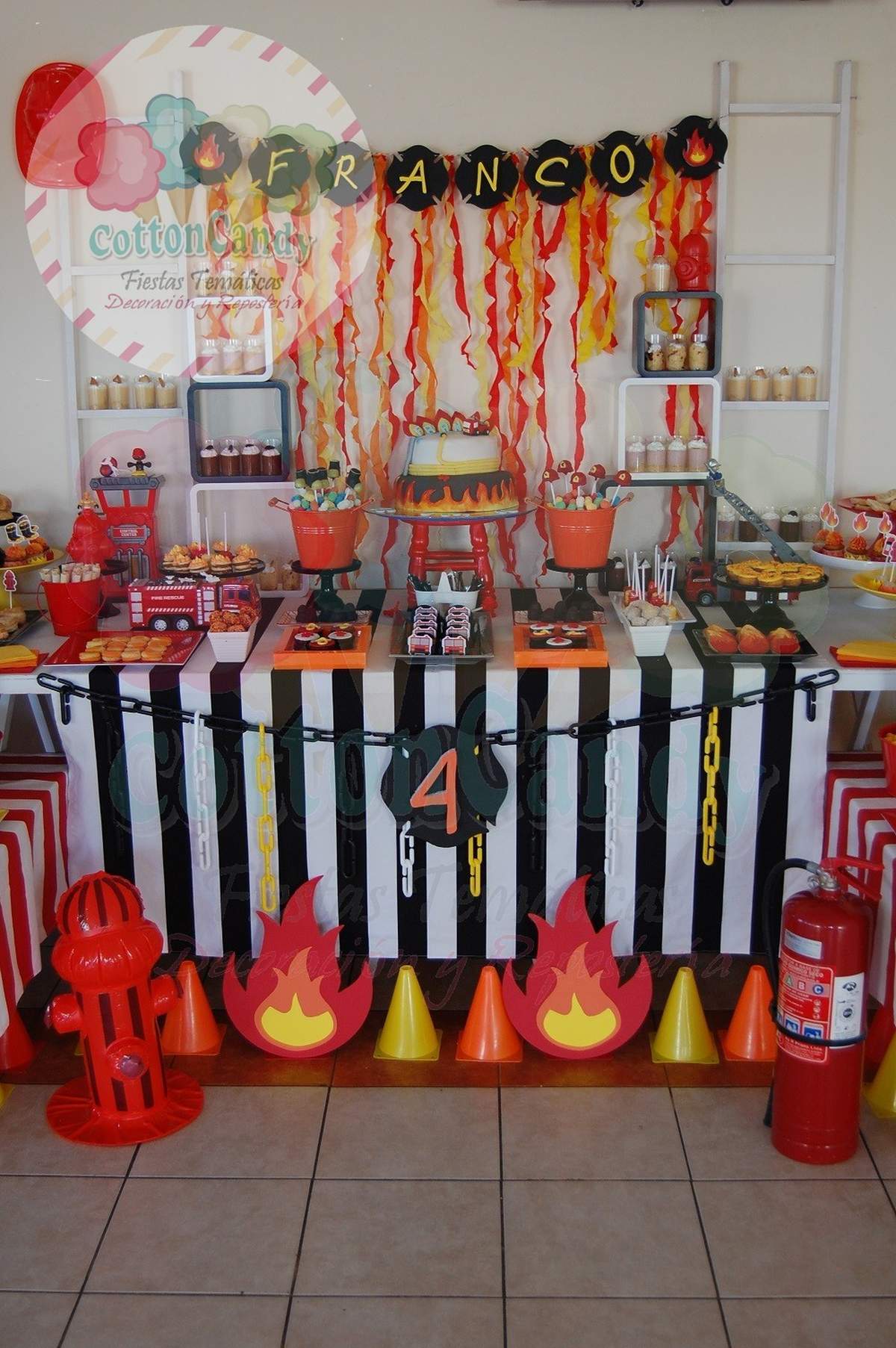 Fire Truck / Firefighter Birthday Party Ideas | Photo 9 of 26 | Catch ...