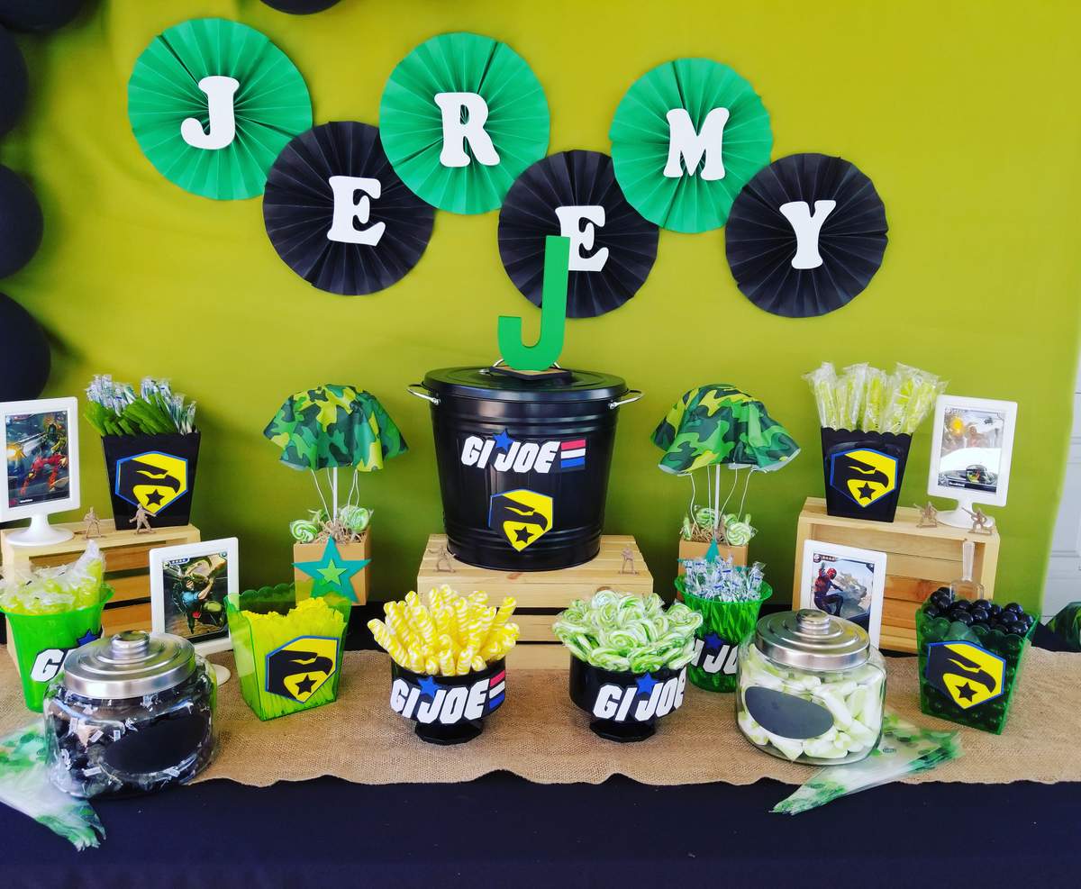 GI JOE Birthday Party Ideas | Photo 1 of 18 | Catch My Party