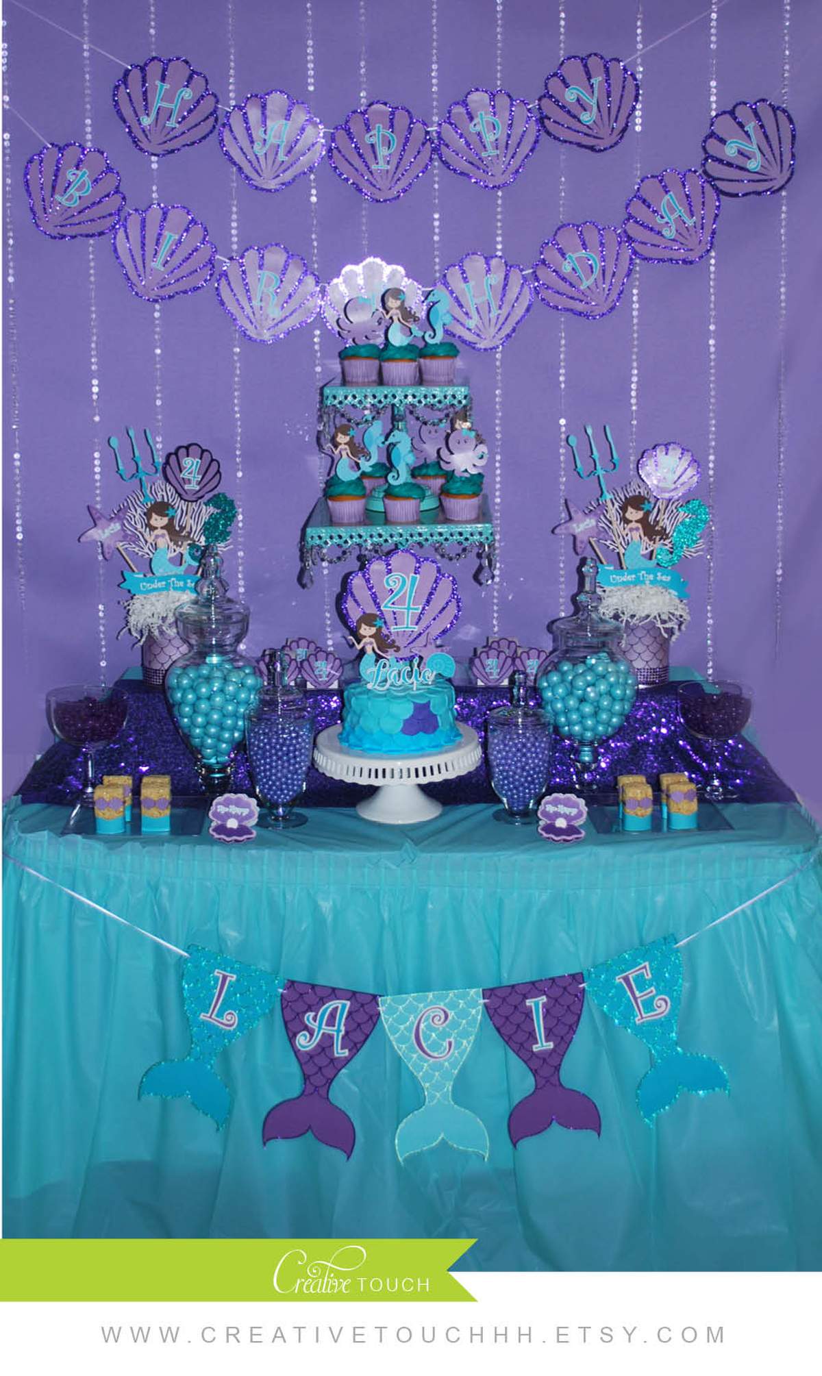 Mermaid / Birthday "Mermaid Birthday Party " | Catch My Party