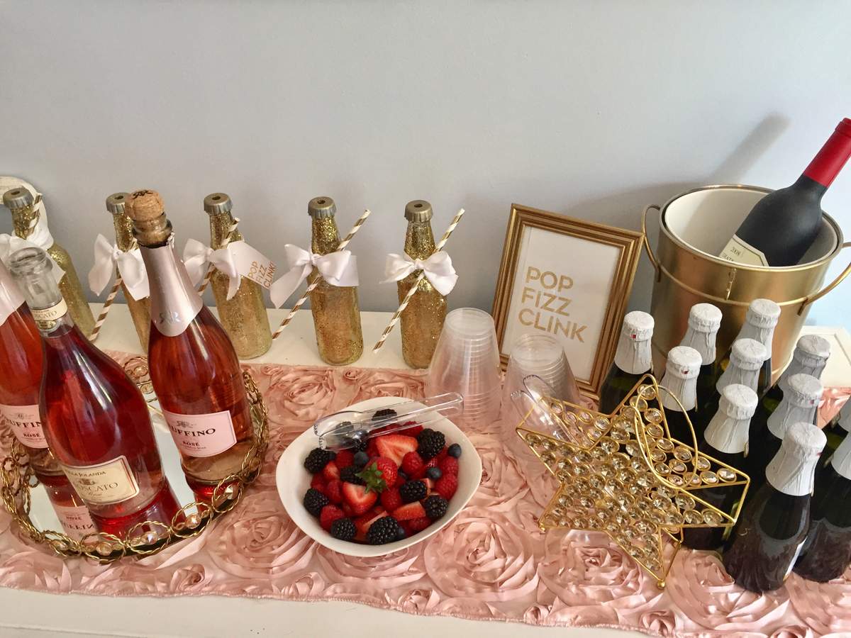 Blush and Gold Cocktail Party Ideas | Photo 9 of 18 | Catch My Party
