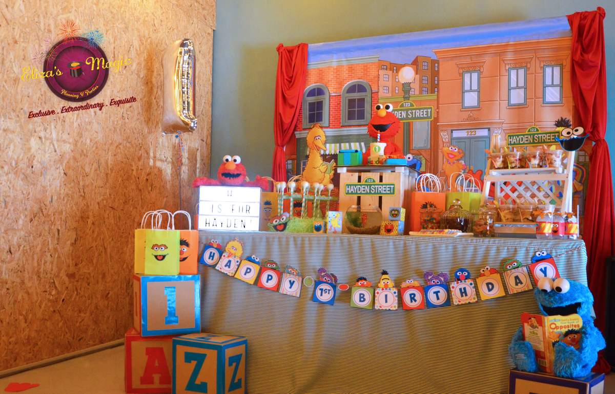 Sesame Street Birthday Party Ideas | Photo 4 of 10 | Catch My Party