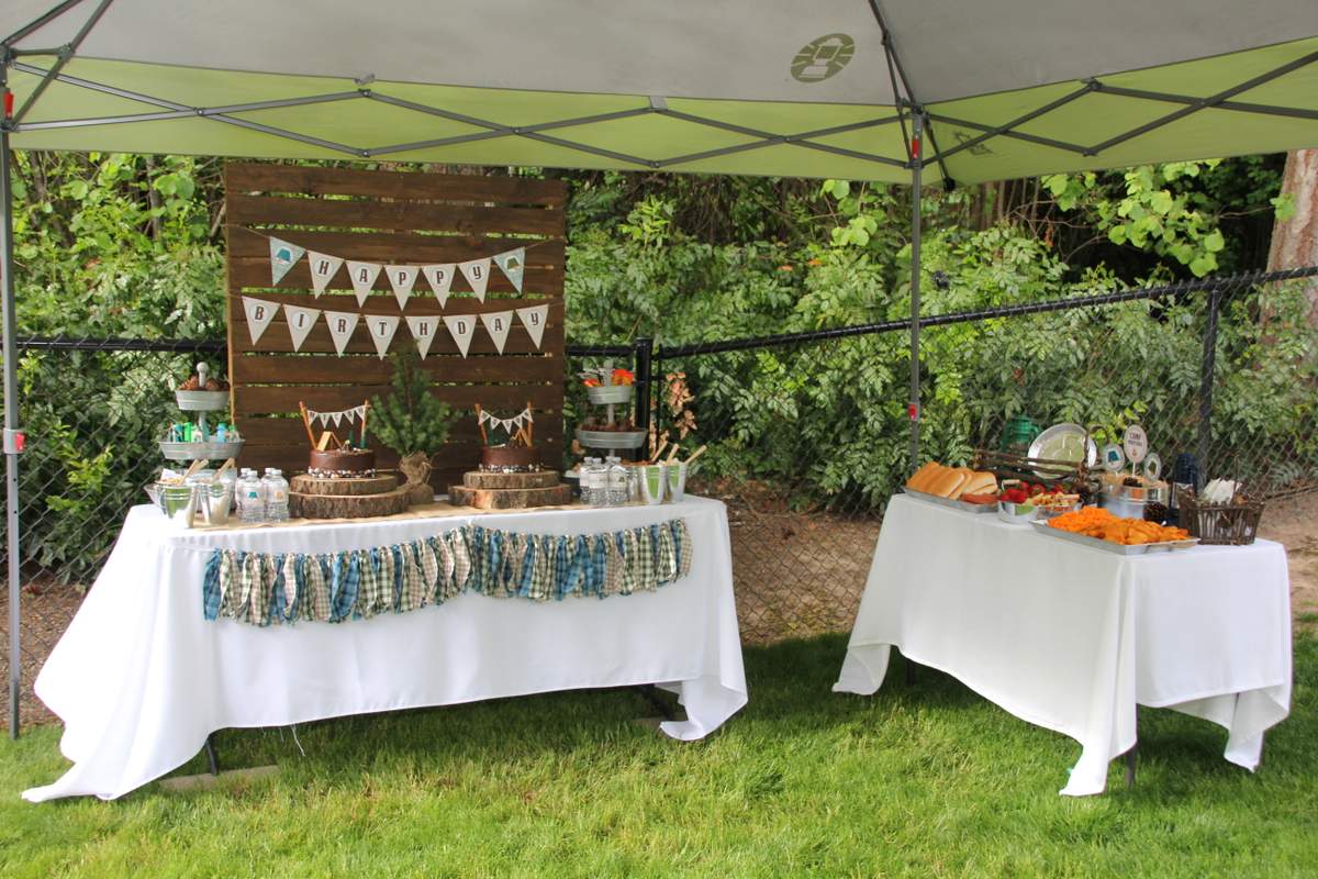 Camping / Summer Camp Birthday Party Ideas | Photo 1 of 31 | Catch My Party