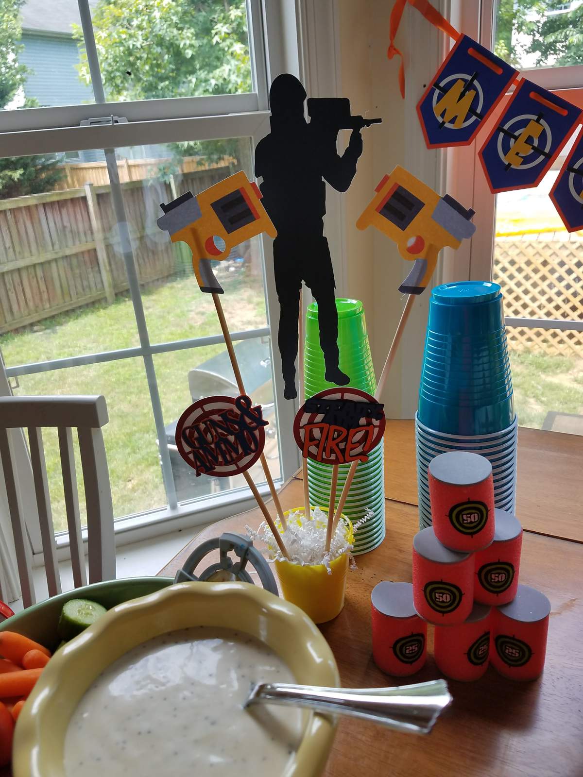 Nerf Birthday Party Ideas | Photo 4 of 14 | Catch My Party