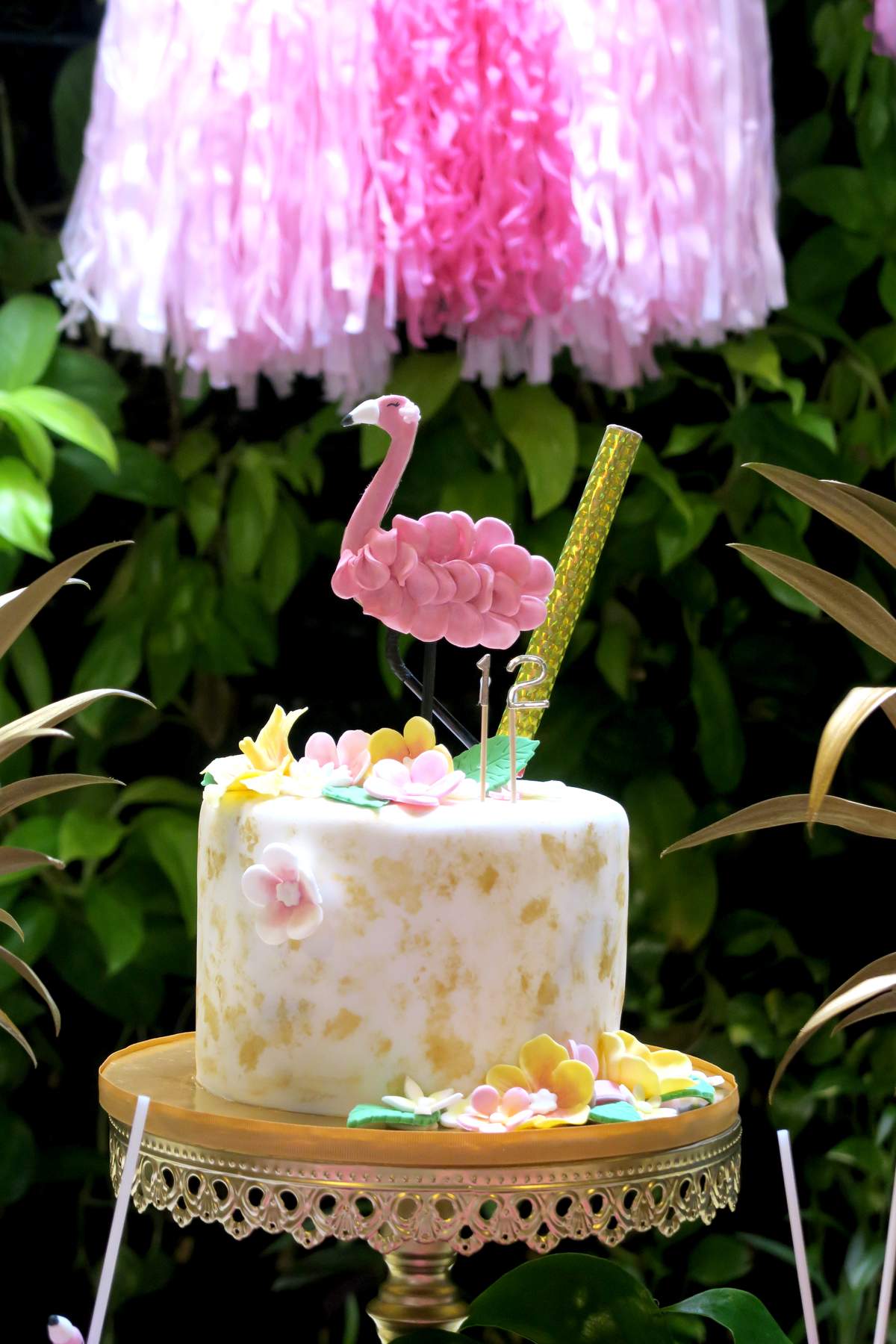 Tropical Flamingo Theme Birthday Party Ideas | Photo 8 of 24 | Catch My ...