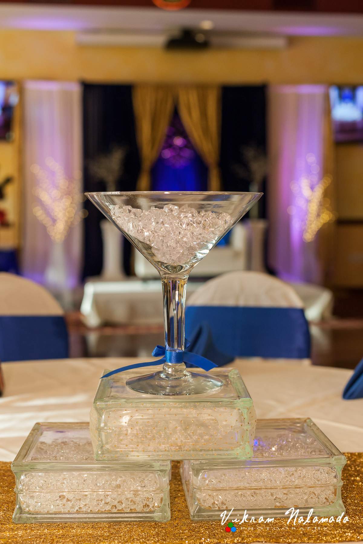 Royal blue / Cocktail "Sangeet/Cocktail party" | Catch My Party