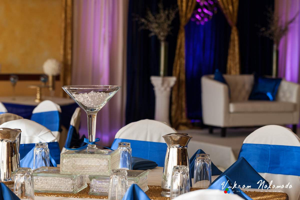 Royal blue Cocktail Party Ideas | Photo 3 of 4 | Catch My Party