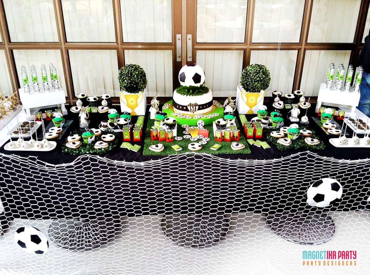 Futbol - Sports Birthday Party Ideas | Photo 3 of 20 | Catch My Party