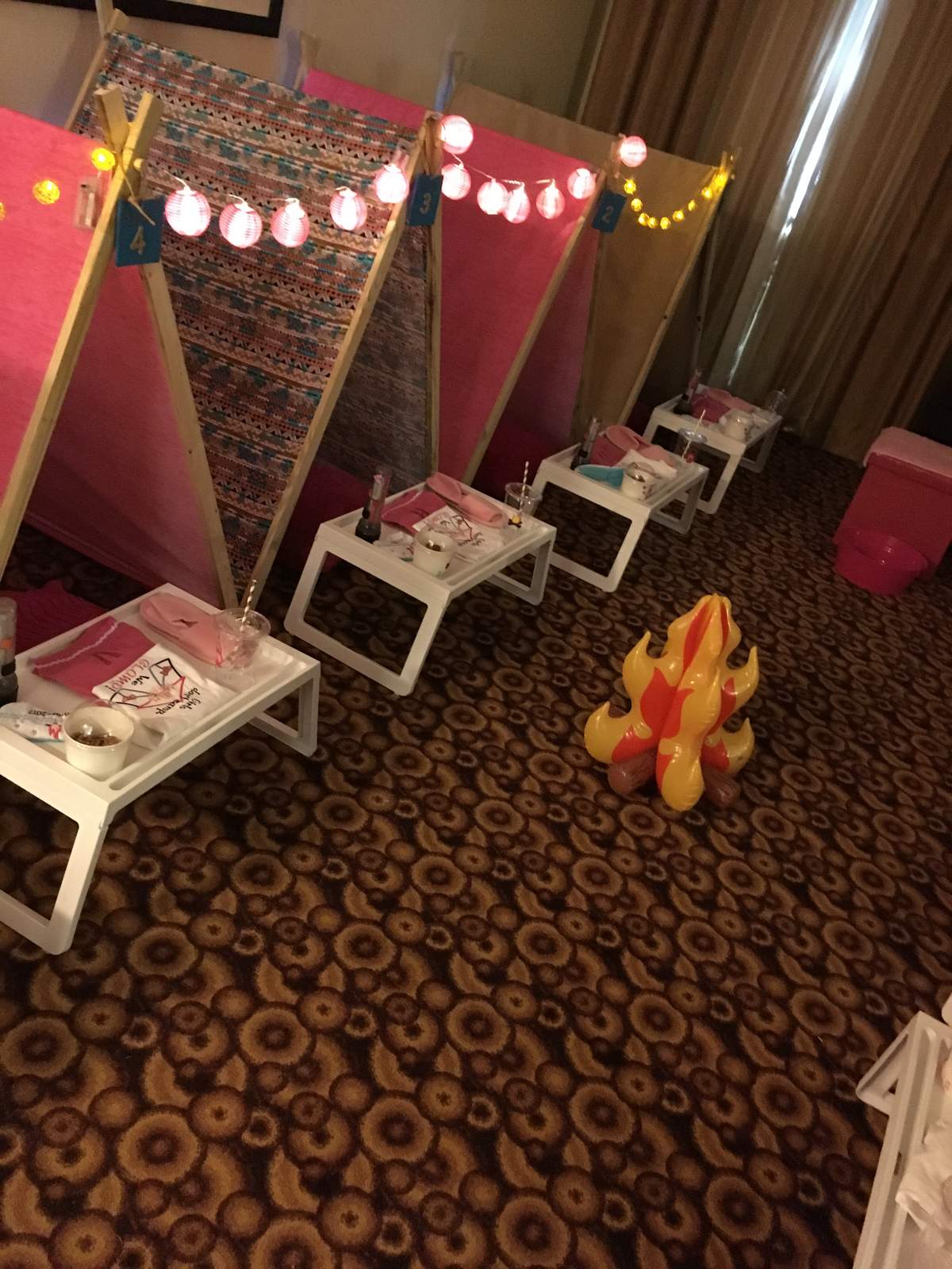Camp glam A sleepover just because Party Ideas | Photo 1 of 35 | Catch ...