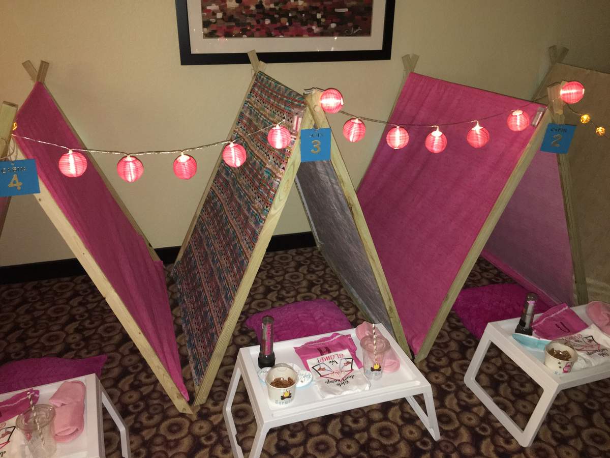 Camp glam A sleepover just because Party Ideas | Photo 1 of 35 | Catch ...