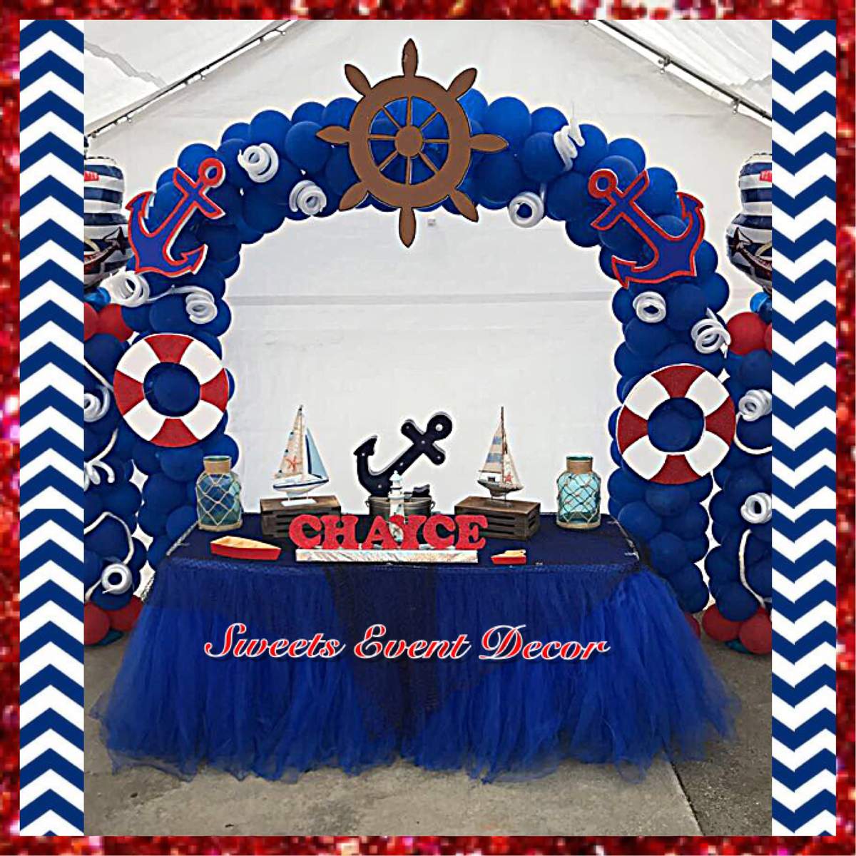 Nautical Baby Shower Party Ideas | Photo 1 of 10 | Catch My Party