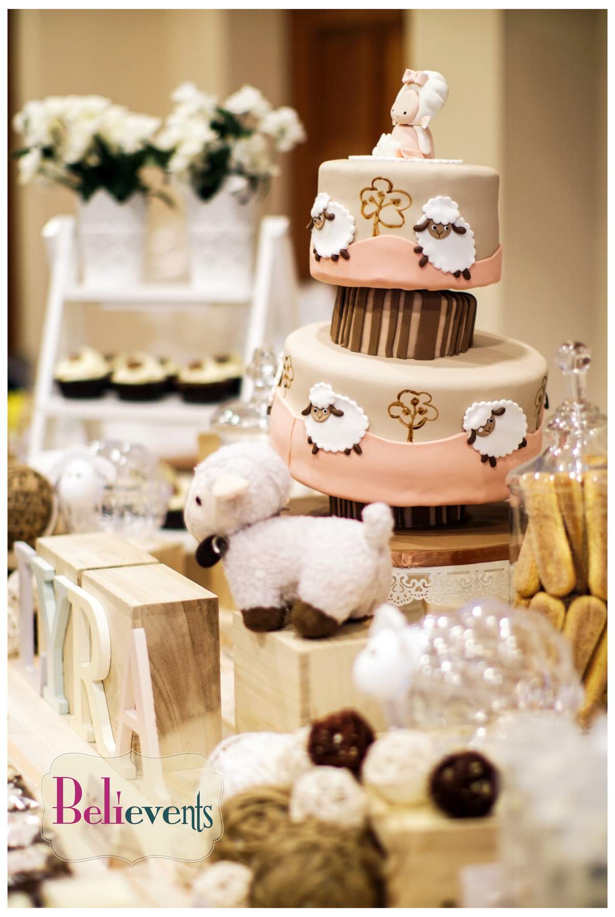 Sheep / Lambs Baptism Party Ideas | Photo 1 of 11 | Catch My Party