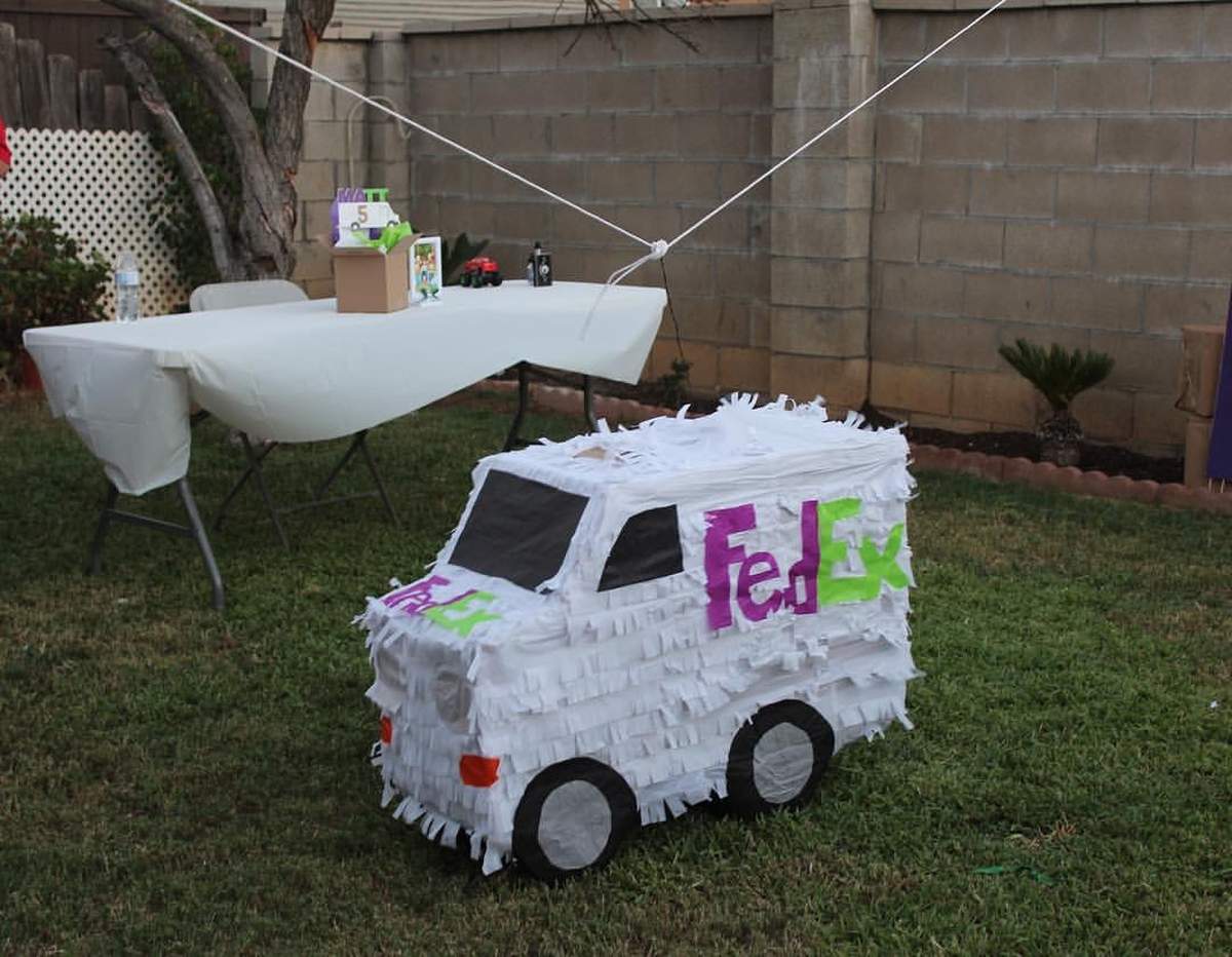FedEx Delivery Birthday Party Ideas | Photo 10 of 12 | Catch My Party