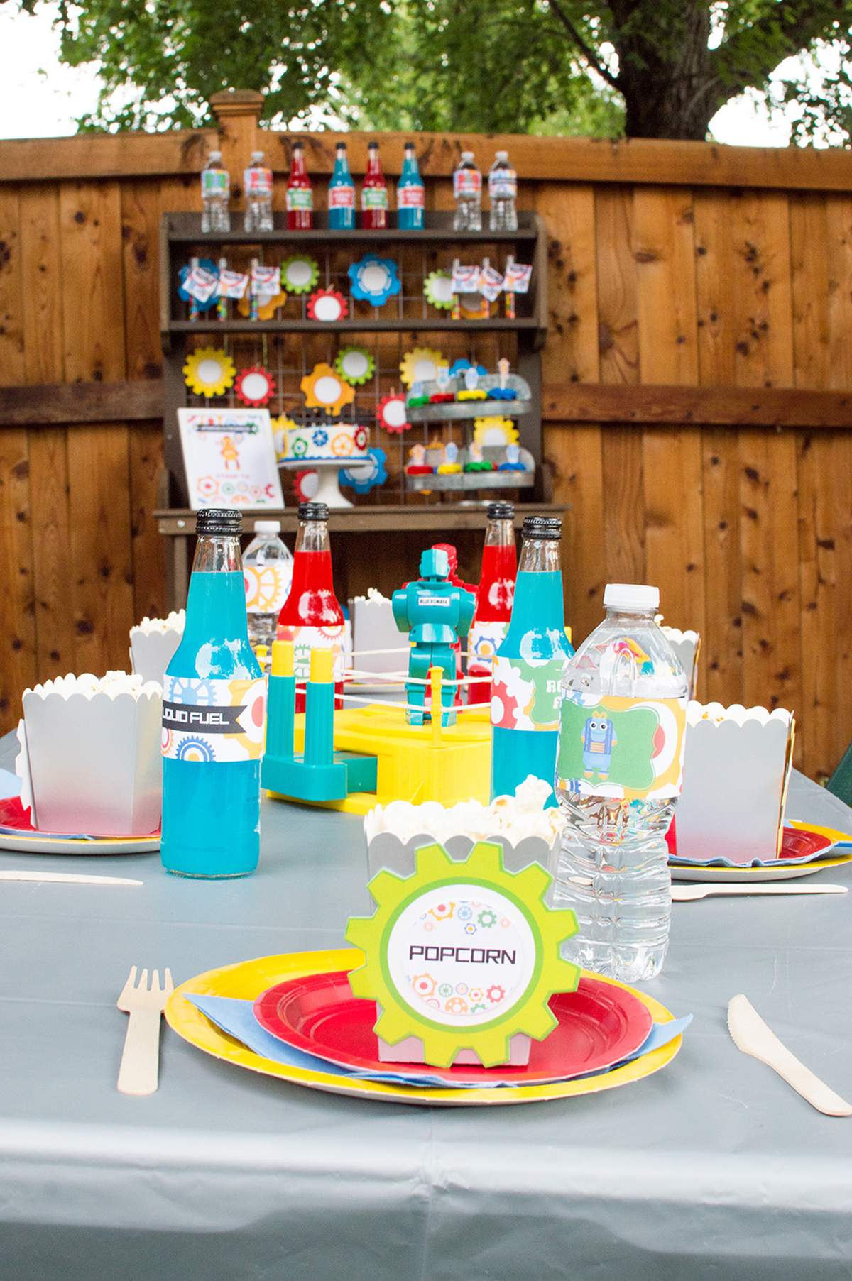 Robots Birthday Party Ideas | Photo 1 of 34 | Catch My Party