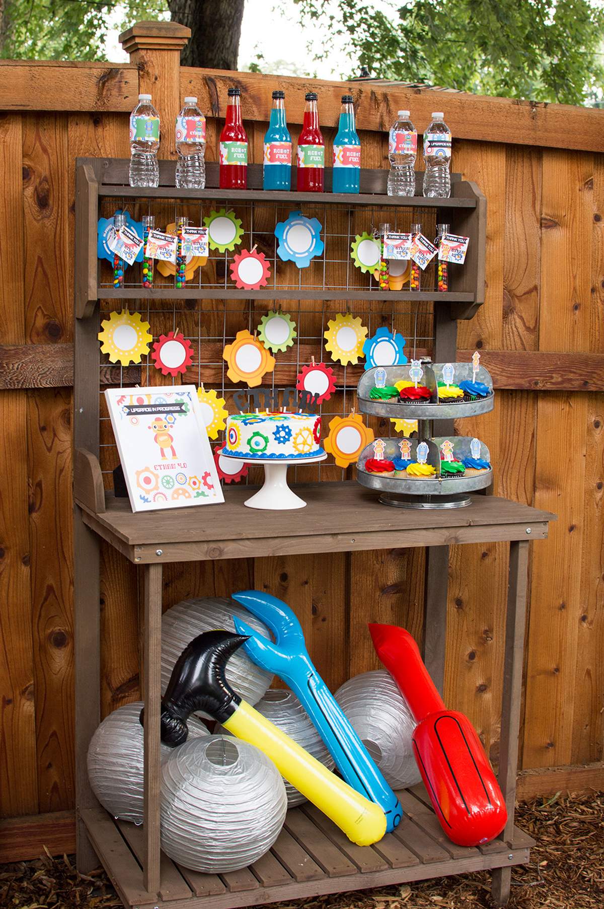 Robots Birthday Party Ideas | Photo 29 of 34 | Catch My Party