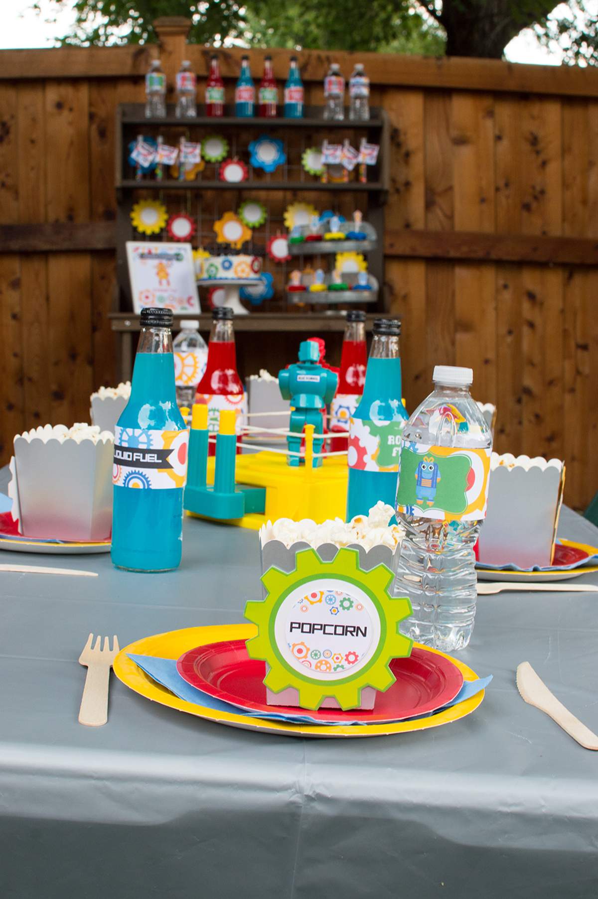 Robots Birthday Party Ideas | Photo 2 of 34 | Catch My Party