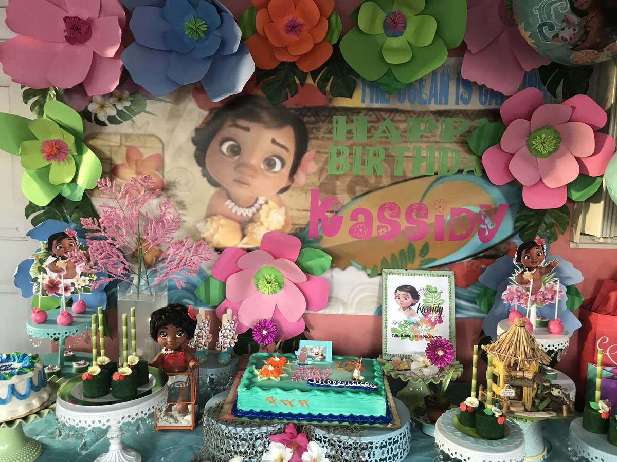 Moana Pool Party Birthday Party Ideas | Photo 1 of 14 | Catch My Party