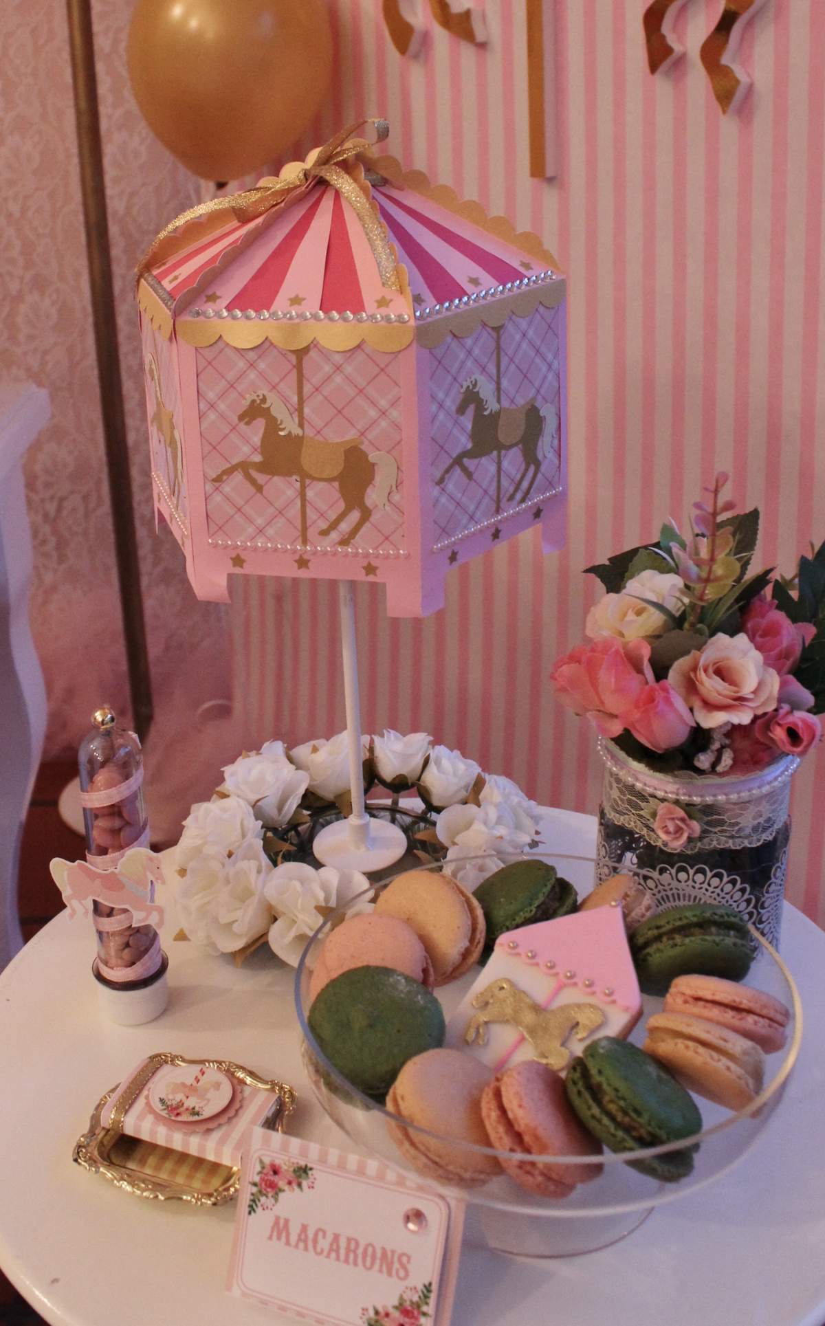 Carousel Birthday Party Ideas | Photo 3 of 18 | Catch My Party