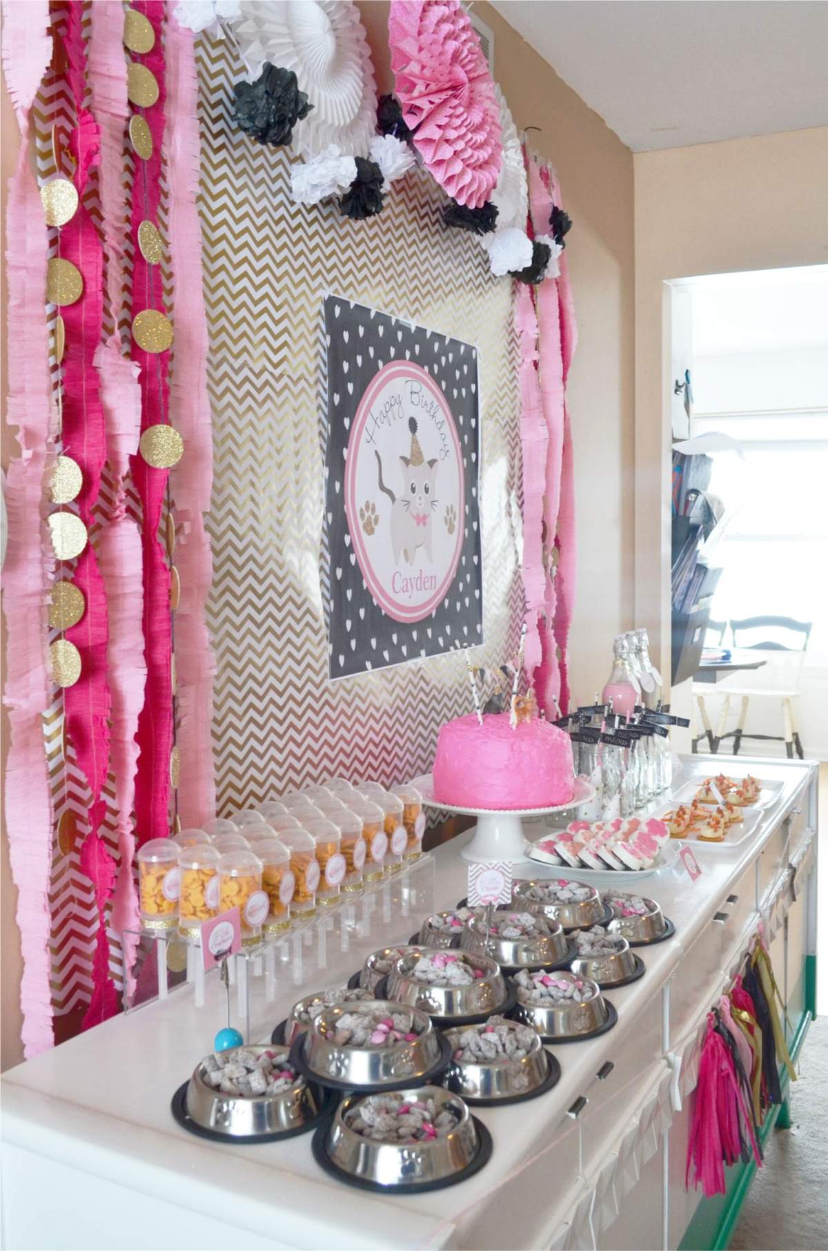 Kitty Cat Birthday Party Ideas | Photo 1 of 32 | Catch My Party
