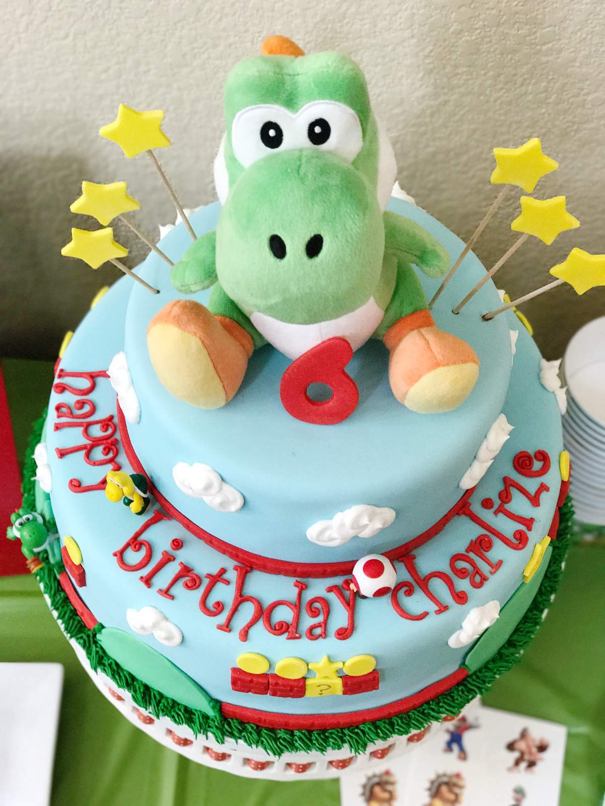 Yoshi Super Mario Birthday Party Ideas | Photo 1 of 27 | Catch My Party