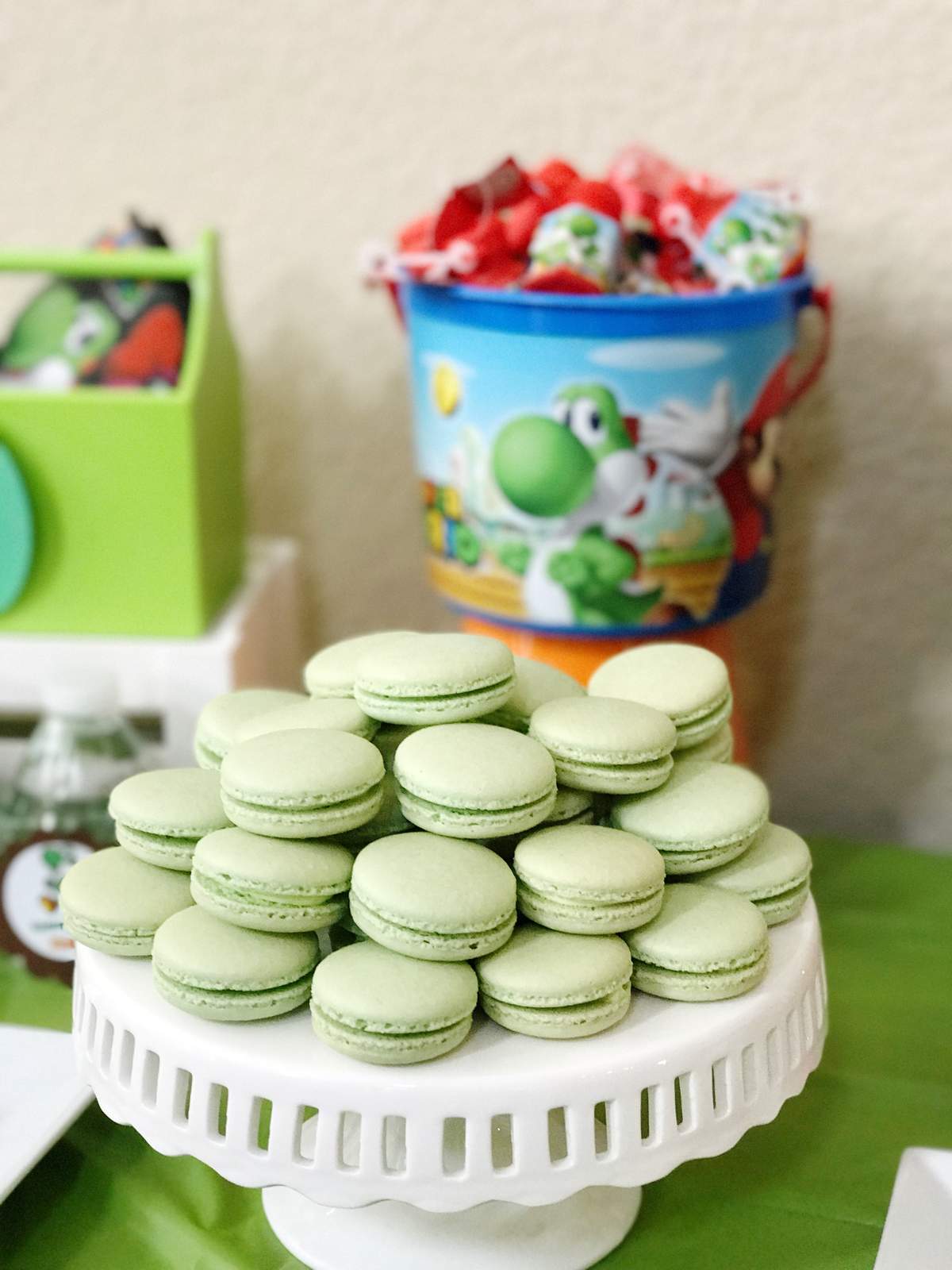 Yoshi Super Mario Birthday Party Ideas | Photo 1 of 27 | Catch My Party