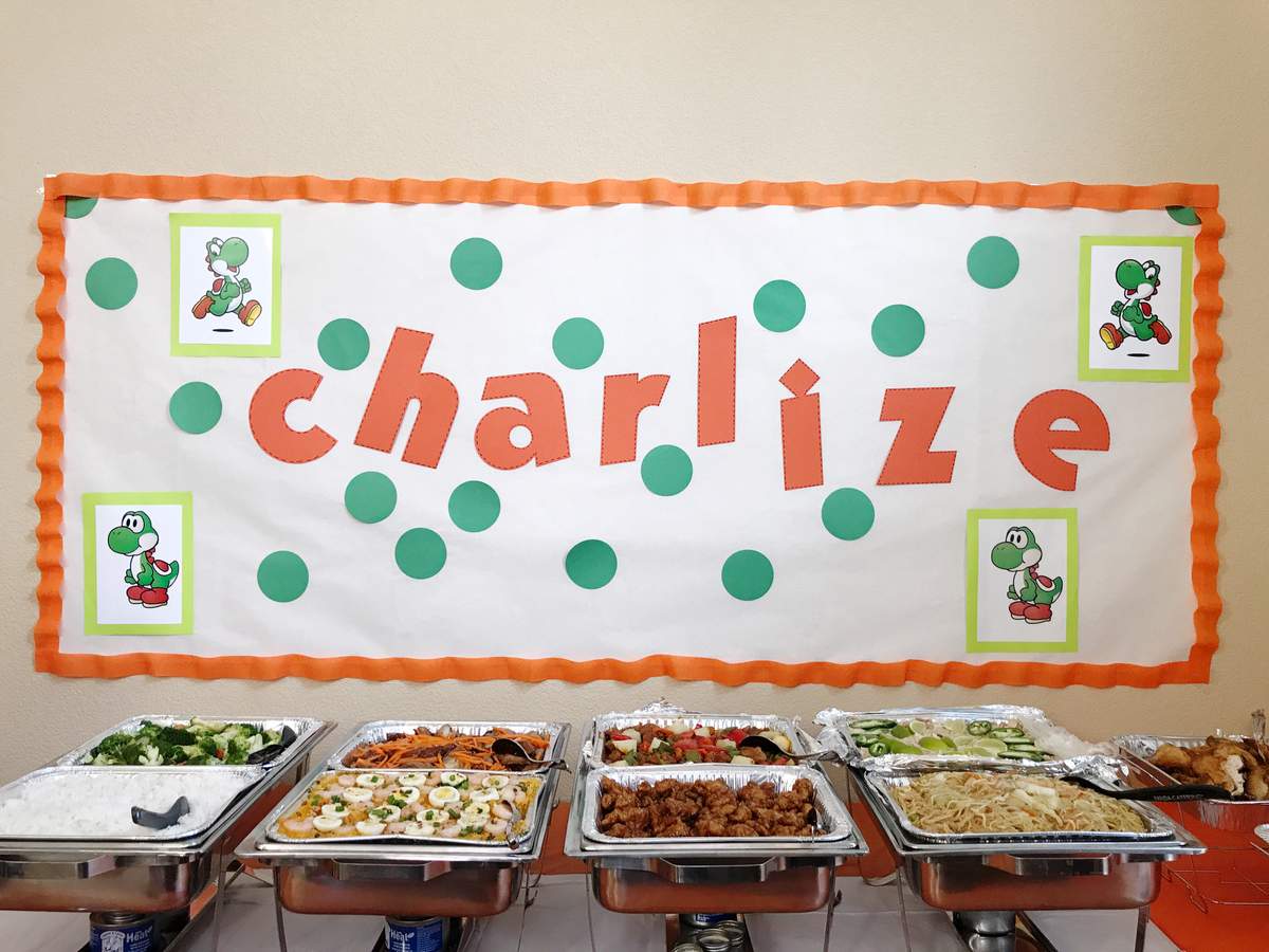 Yoshi Super Mario Birthday Party Ideas | Photo 1 of 27 | Catch My Party