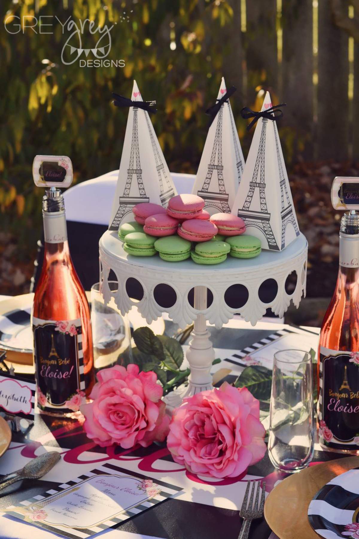 French / Parisian Baby Shower Party Ideas | Photo 1 of 53 | Catch My Party