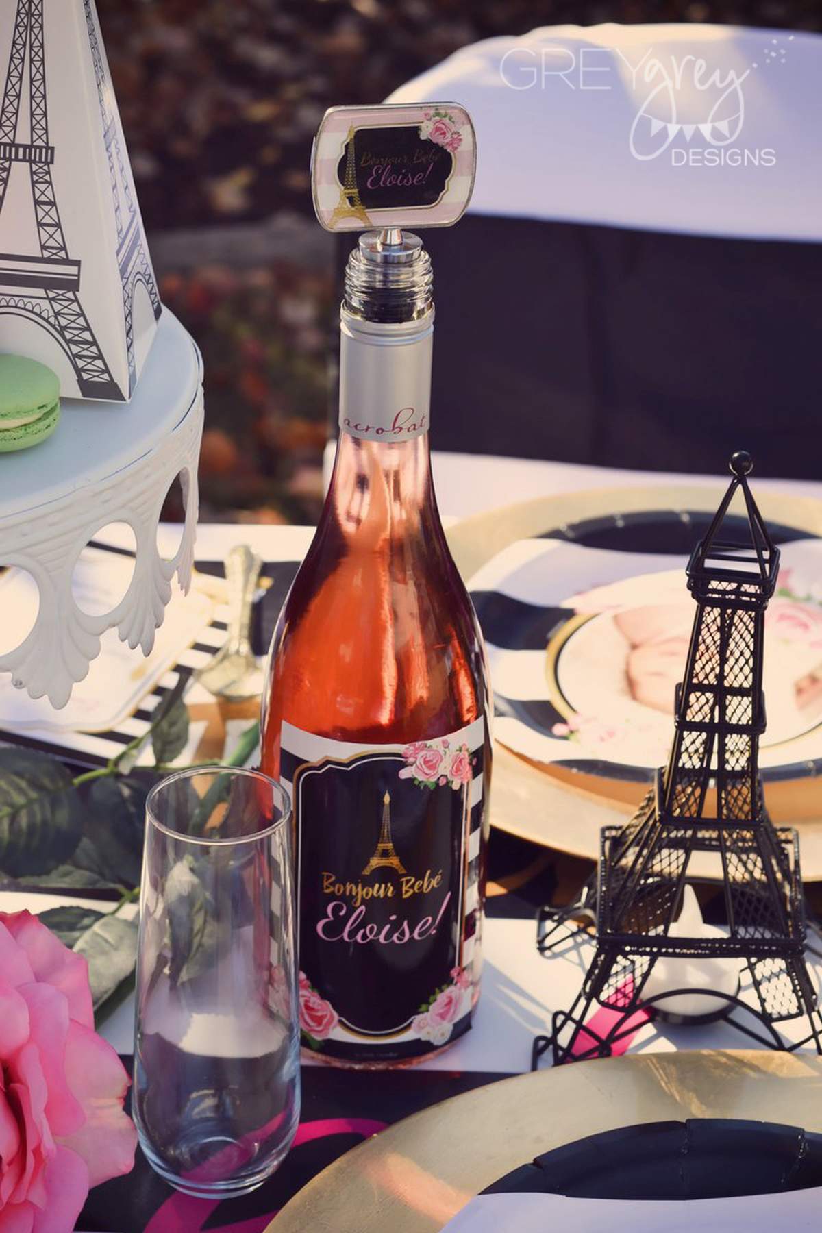 French / Parisian Baby Shower Party Ideas | Photo 1 of 53 | Catch My Party