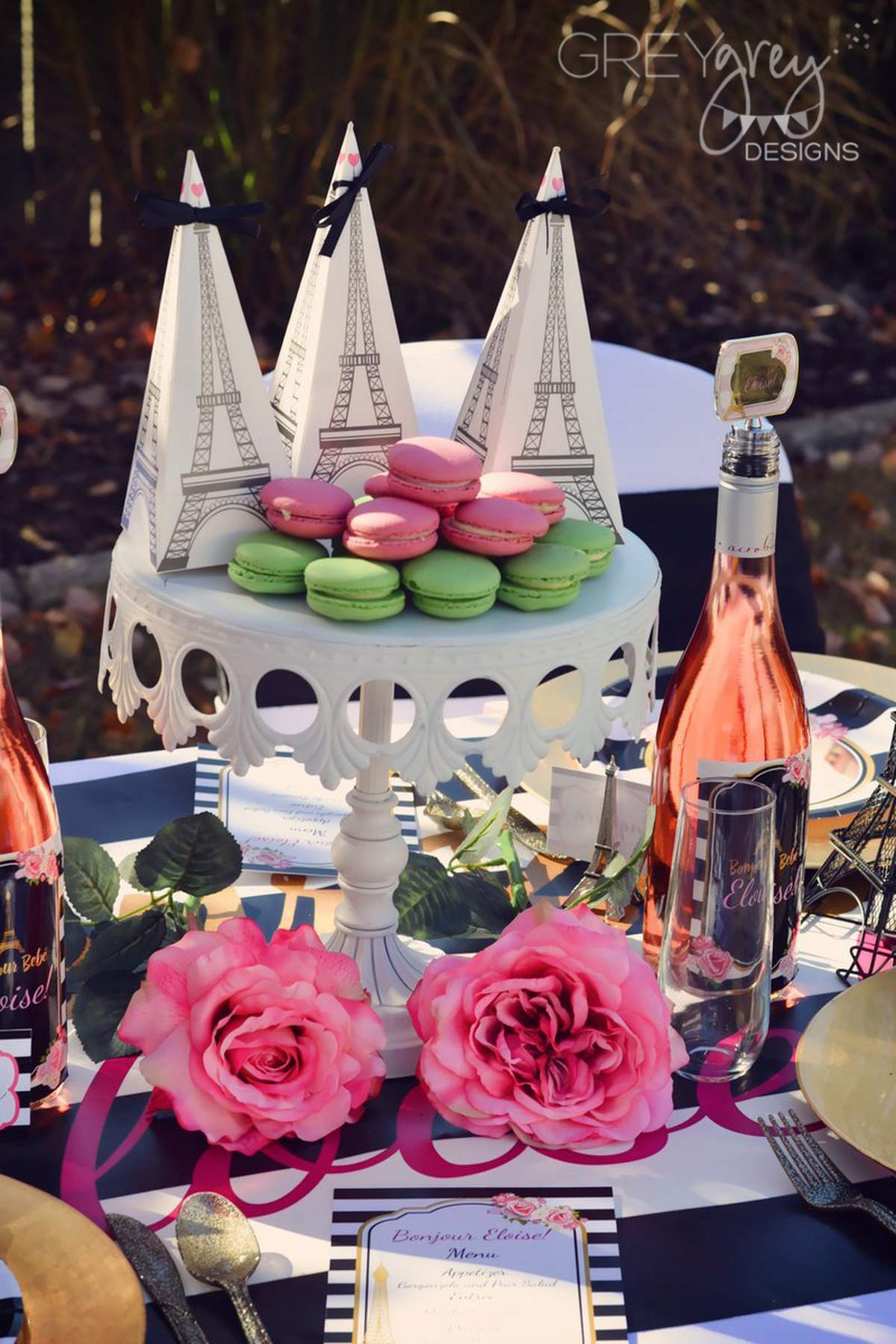 French / Parisian Baby Shower Party Ideas | Photo 1 of 53 | Catch My Party